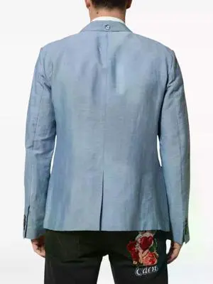 Dolce & Gabbana Double-breasted Linen Blazer