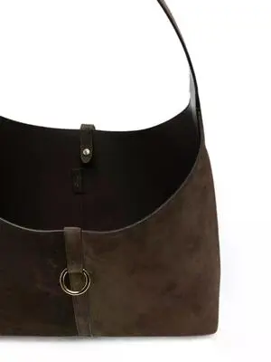 Strathberry Suede Shoulder Bag - Brown