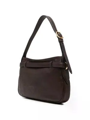 Miu Miu Embossed Logo Buckle-strap Shoulder Bag