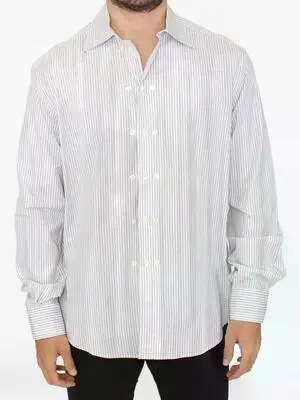 Ermanno Scervino Striped Long-sleeved Shirt