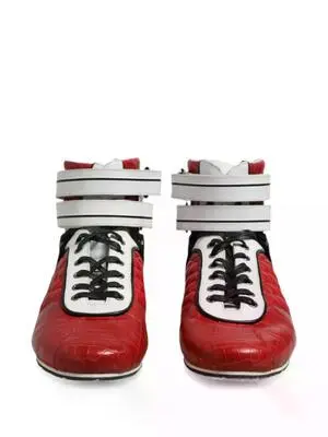 Dolce & Gabbana Leather Touch-strap Sneakers