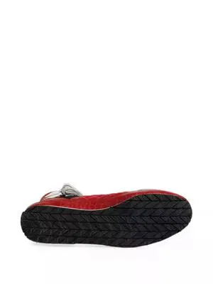 Dolce & Gabbana Leather Touch-strap Sneakers