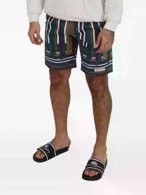 Dolce & Gabbana Striped Pleated Shorts