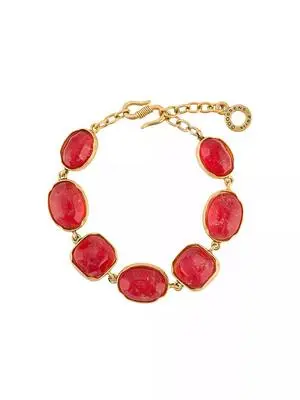 GOOSSENS Plated Cabochon Bracelet - Gold