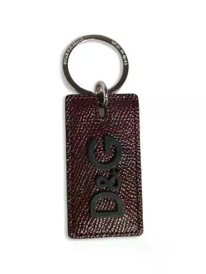 Dolce & Gabbana Leather Keychain - Brown