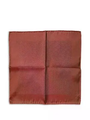 Dolce & Gabbana Geometric-pattern Pocket Square - Orange