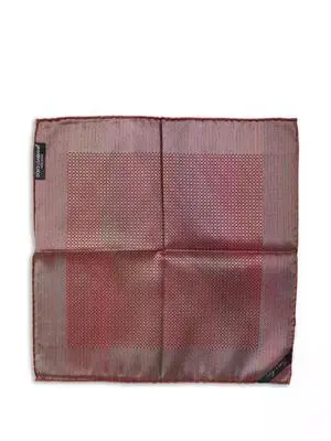 Dolce & Gabbana Geometric-pattern Pocket Square