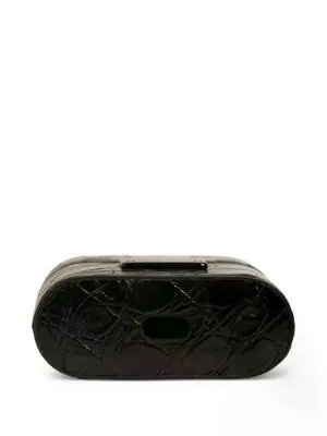 Dolce & Gabbana Logo-plaque Leather Airpods Case