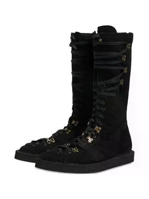 Dolce & Gabbana Knee-high Lace-up Boots