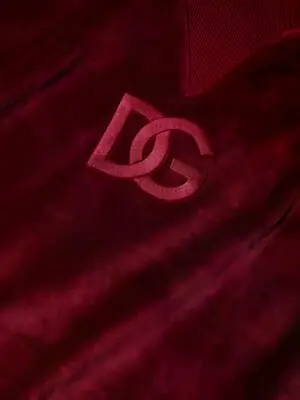 Dolce & Gabbana Velvet Logo Sweater