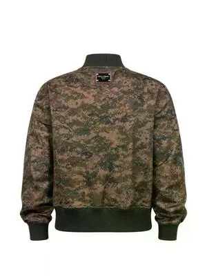 Dolce & Gabbana Camouflage Print Bomber Jacket