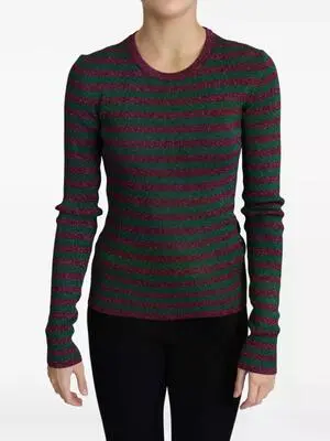 Dolce & Gabbana Striped Lurex Sweater