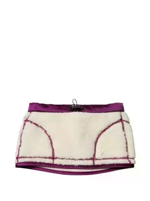 Dolce & Gabbana Satin-trim Neck Warmer - White