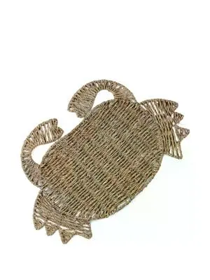 CU I SEEYOU Crab-shape Woven Placemat - Neutrals