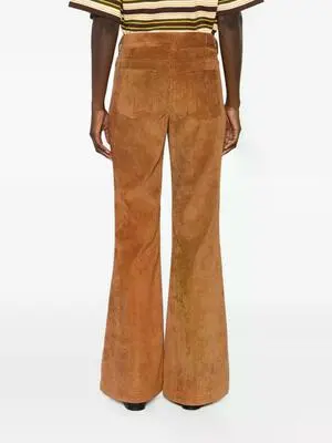 Moncler Corduroy Flared Trousers - Brown