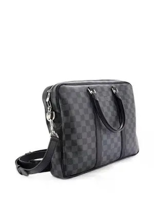 LOUIS VUITTON Porte-documents Voyage Briefcase Damier Graphite Pm