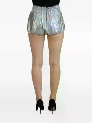 Dolce & Gabbana Metallic-effect High-waisted Shorts