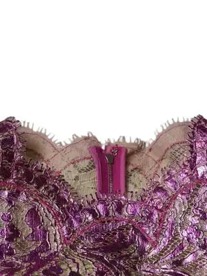 Dolce & Gabbana Floral Lace Mini Dress