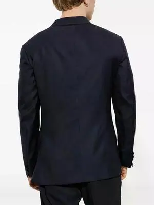 Brioni Double-breasted Blazer - Blue