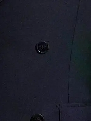 Brioni Double-breasted Blazer - Blue