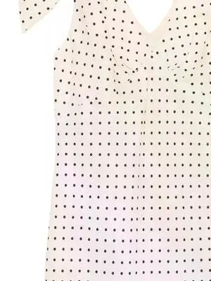 Faithfull The Brand Solana Polka-dot Maxi Dress - Neutrals