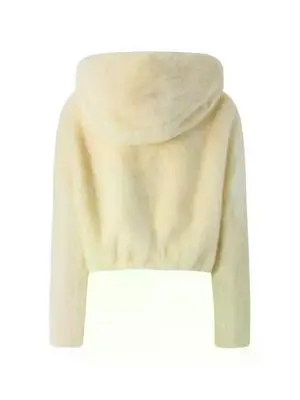 Pinko Faux Fur Hooded Jacket