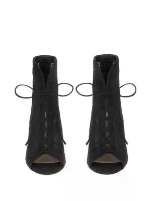 GIANVITO ROSSI Lace-up Lace Ankle Boots