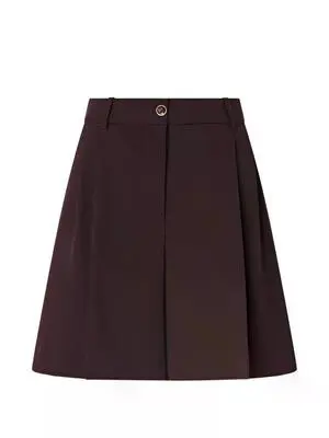 Pinko Pleated High-waisted Shorts