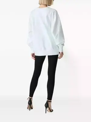 Vera Wang Logo Print Cotton Sweatshirt