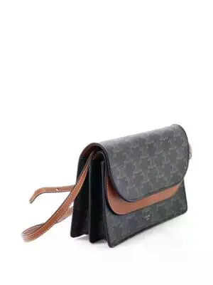 Celine Triomphe Coated Canvas Crossbody Bag