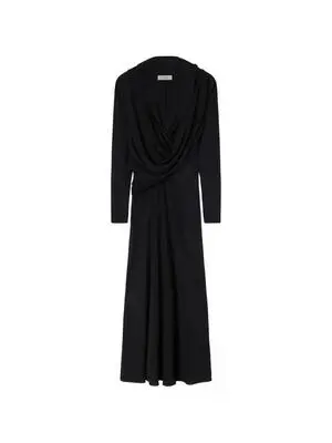 RETORI Retrofdraped Hooded Maxi Dress