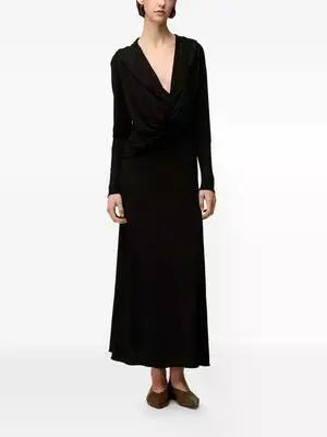 RETORI Retrofdraped Hooded Maxi Dress