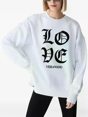 Vera Wang Love Oversized Cotton Sweatshirt