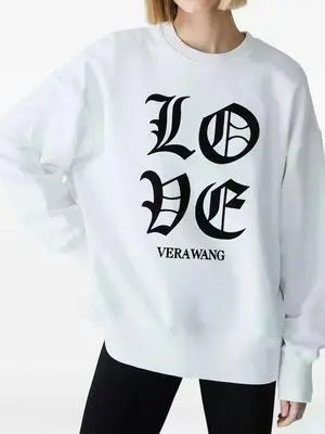 Vera Wang Love Oversized Cotton Sweatshirt