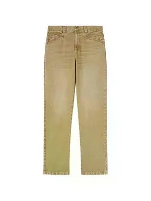 RETORI Retroi Embroidered Waistband Jeans