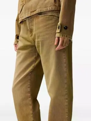 RETORI Retroi Embroidered Waistband Jeans