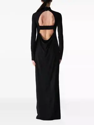 Vera Wang Rosa Open-back Maxi Dress