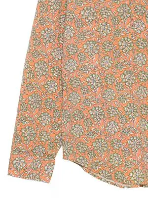 MANUEL RITZ Floral-print Long-sleeve Shirt