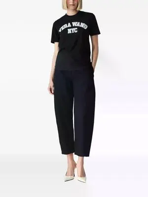 Vera Wang Cotton Jersey Logo T-shirt