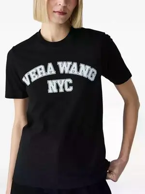 Vera Wang Cotton Jersey Logo T-shirt