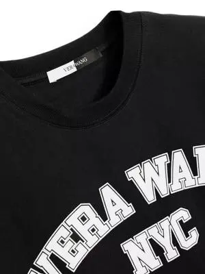 Vera Wang Cotton Jersey Logo T-shirt