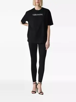 Vera Wang Logo Print Cotton T-shirt