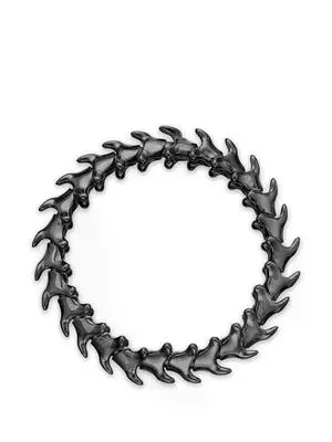 SHAUN LEANE Serpent's Trace Wide Bracelet - Black