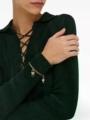 FERRAGAMO Padlock Charm Bracelet