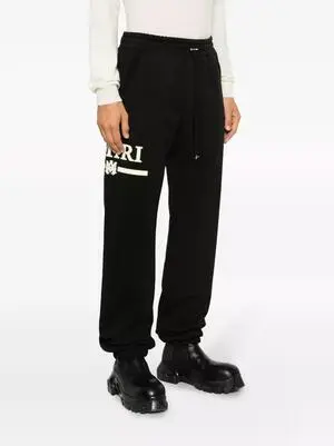 Amiri Logo-engraved Cotton Track Trousers