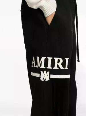 Amiri Logo-engraved Cotton Track Trousers