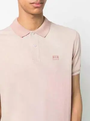 C.P. COMPANY Logo-embroidered Polo Shirt