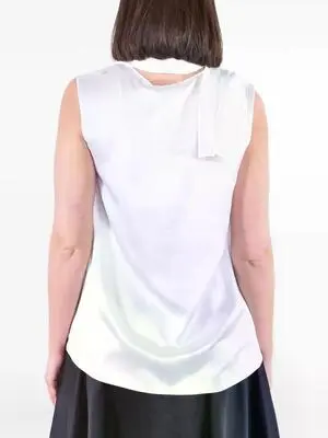 Max Mara Draped Silk Top