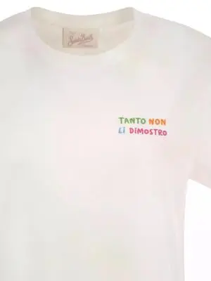 MC2 SAINT BARTH Emilie Embroidered Cotton T-shirt