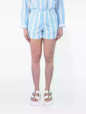 MC2 SAINT BARTH Vertical Stripe Cotton Shorts